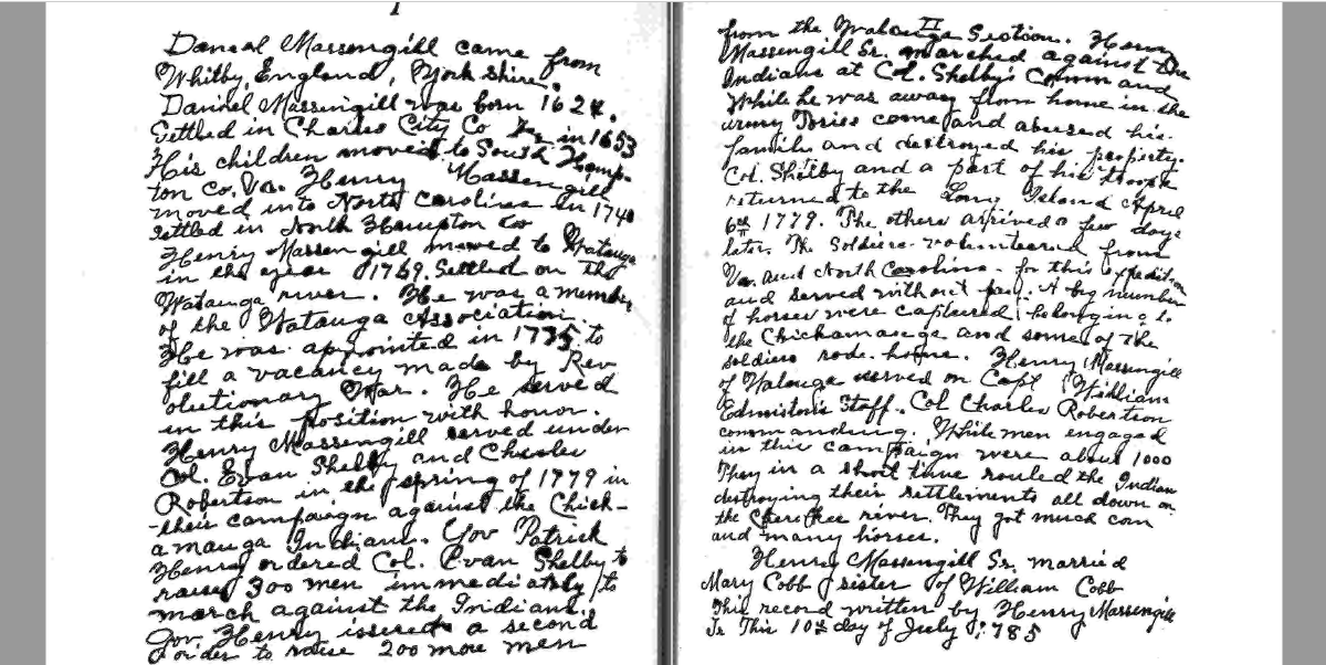 The Great Massengill Mystery - East Carolina Roots - Since 2007